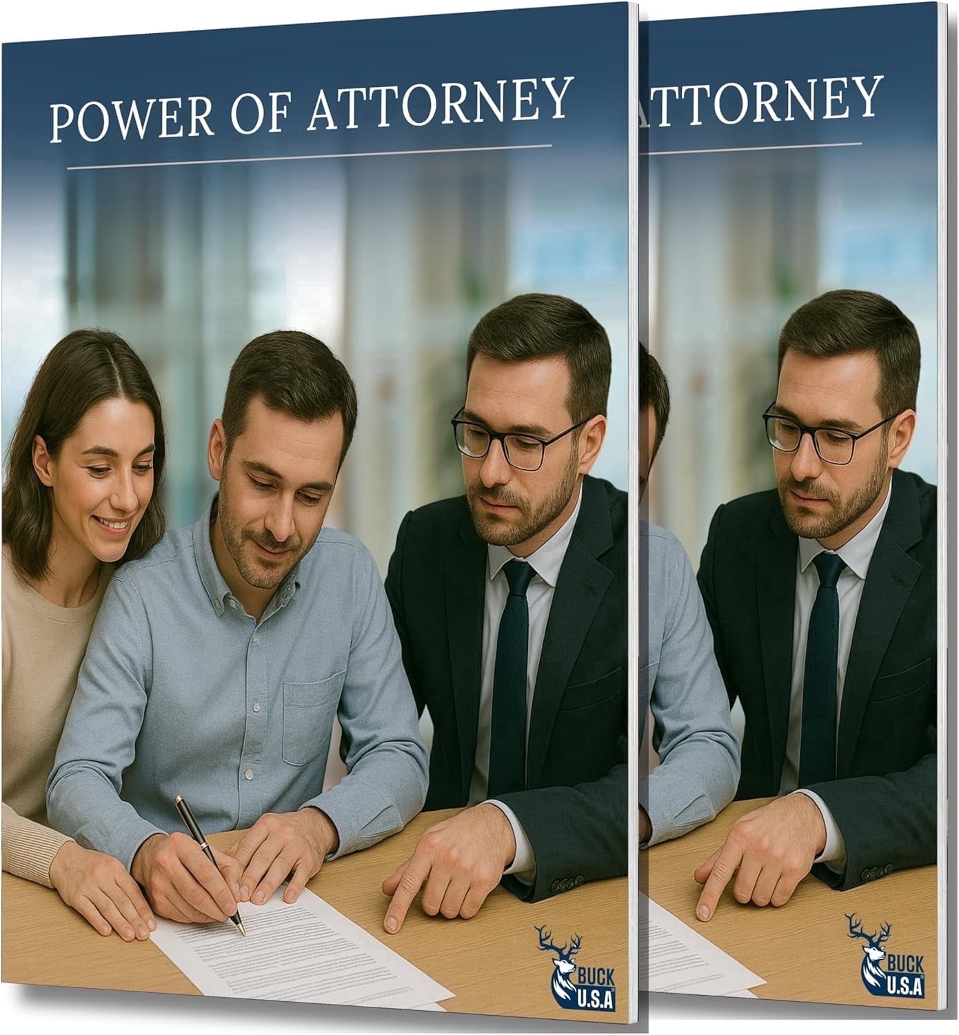 2 Pack Durable Power of Attorney Kit – Financial & Medical POA Forms ...