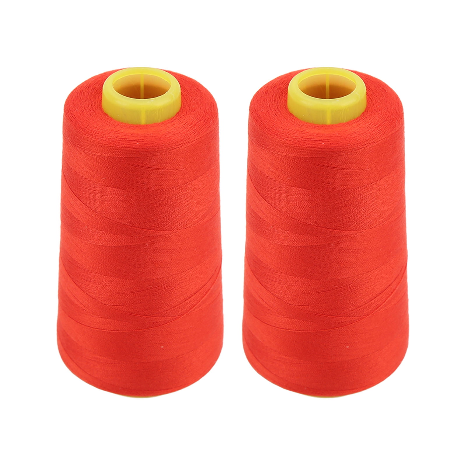 2-Pack Durable Sewing Thread High-Strength Red Polyester Thread ...