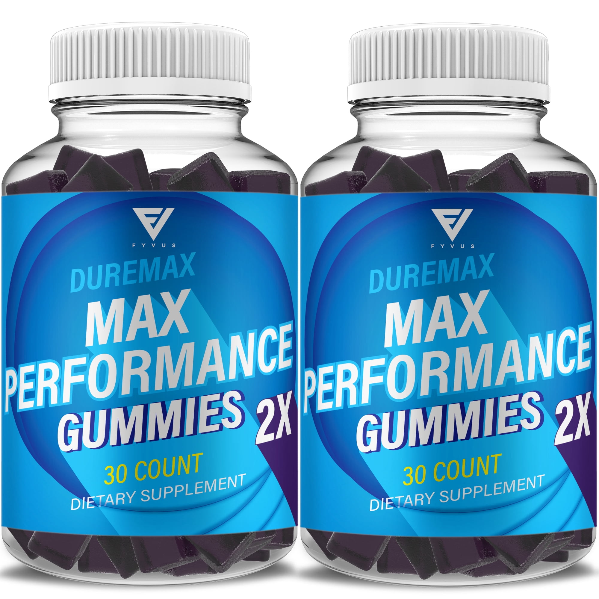 (2 Pack) Duremax Gummies Dure Max Performance Gummy Supplement (2 Month ...