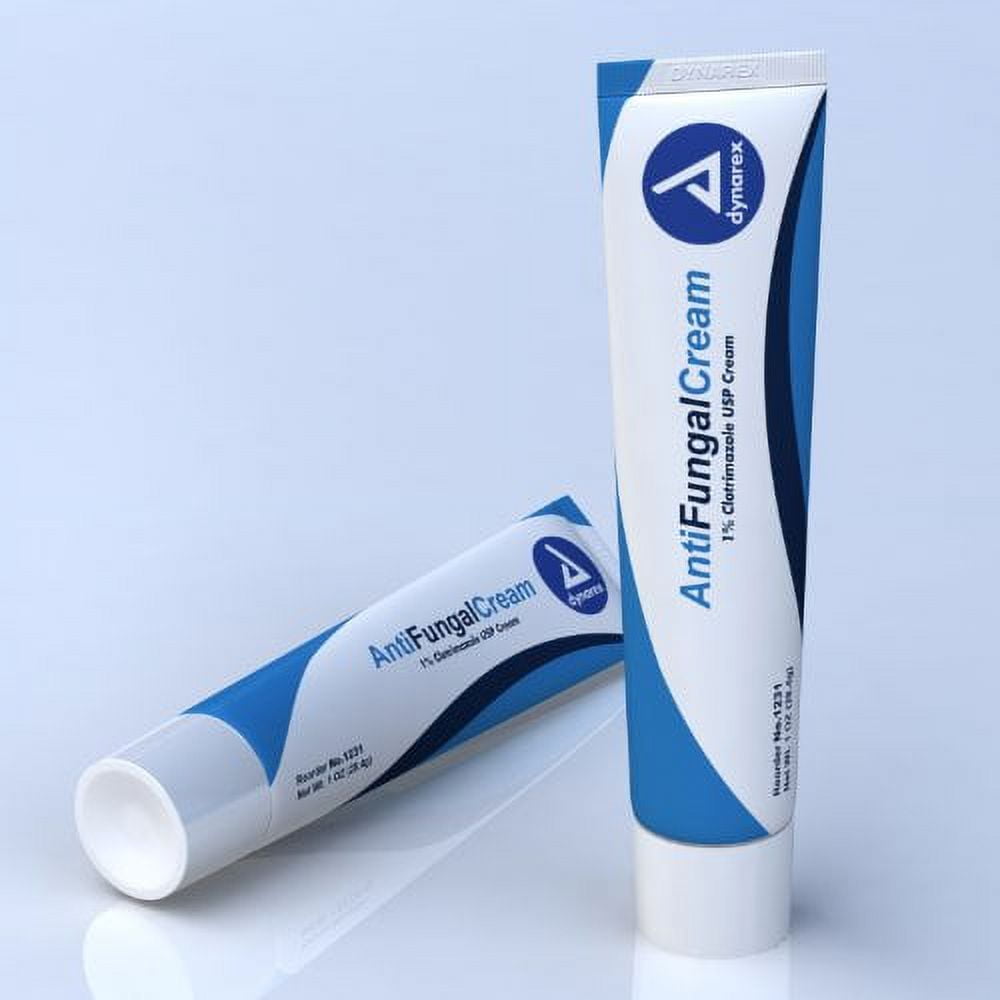 "2 Pack Dynarex Antifungal Cream 1% Clotrimazole, 1oz Each" - Walmart.com