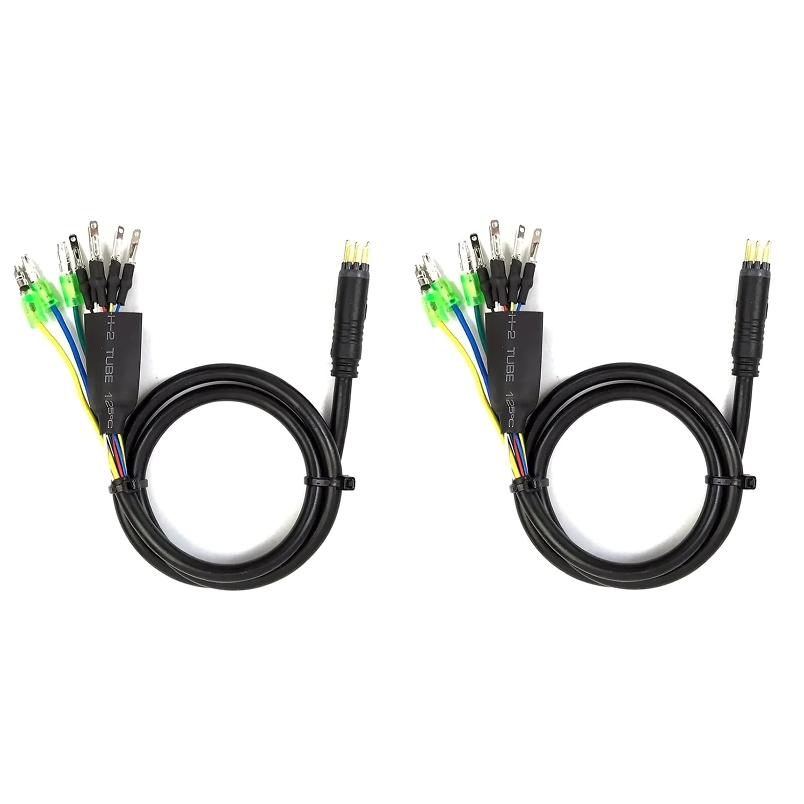 2-Pack E-Bike Motor Connector Cables 9Pin, 60cm, Black ABS, Facilitates ...