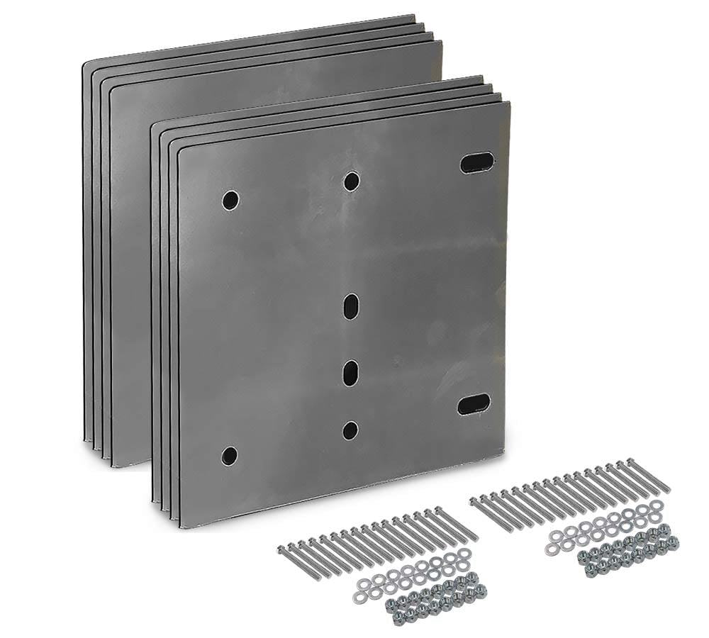 2 Pack E-Track Backing Plate Installation Kit, Heavy Duty E-Track Rail ...