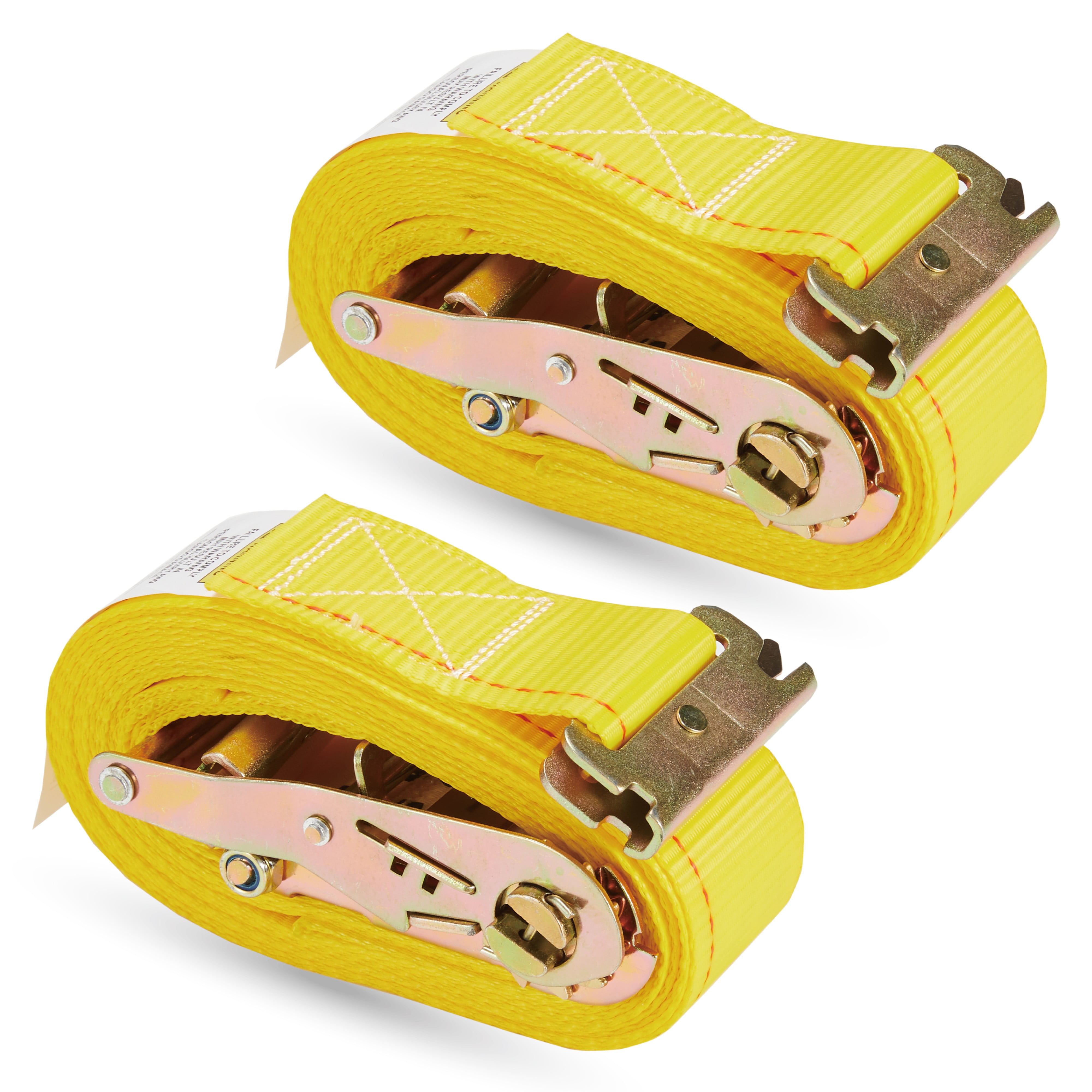 2 Pack E-Track Ratchet Straps 2" x 16' x 4,400 lbs Strength for Cargo ...