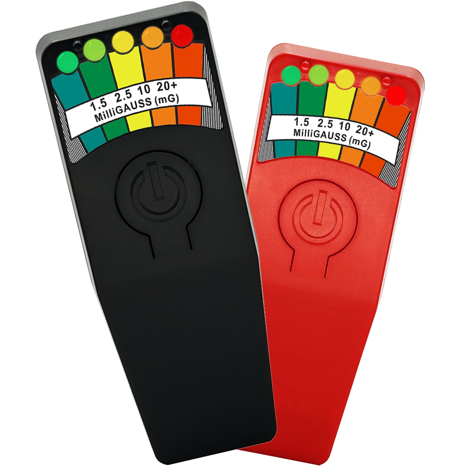 2 Pack EMF Meter Ghost Hunting Magnetic Field Detector Spirit Box ...