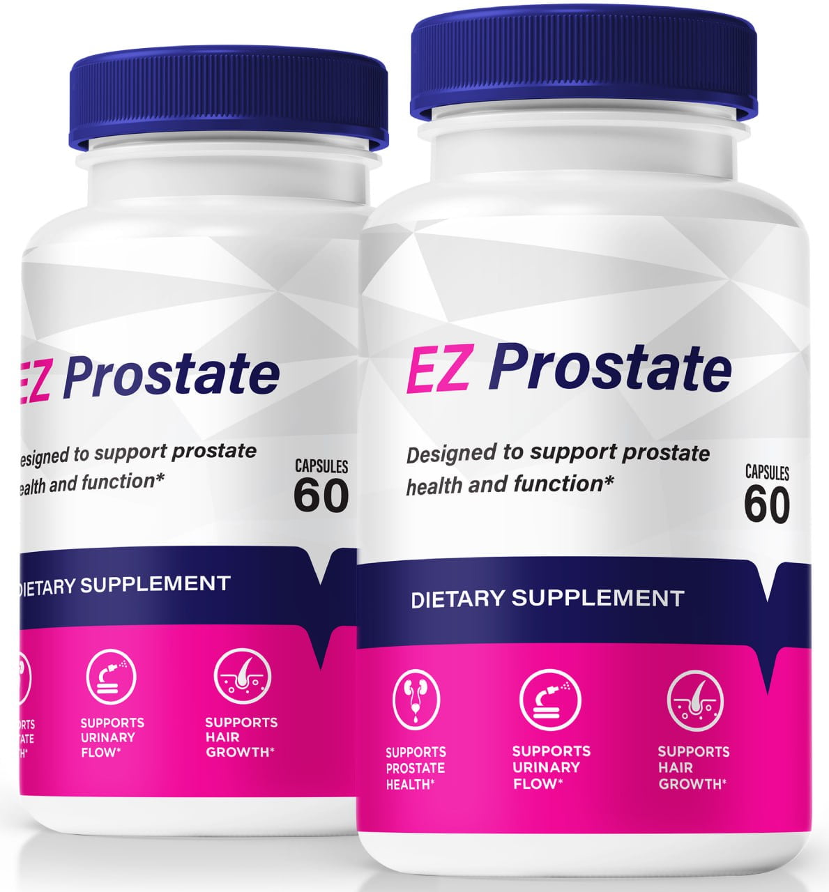 (2 Pack) EZ Prostate Pills, Official Formula For Prostate Health, E Z Capsules, All Natural ...