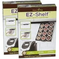 2-Pack EZ-Shelf Low Profile Coffee Keurig Pod Holder Under Cabinet ...