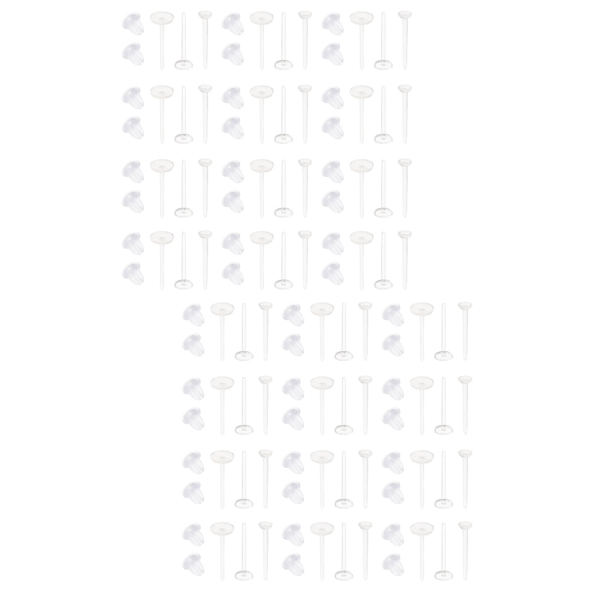 2 Pack Earring Needle Holders Boxes Jewelry Display Rack Miss White ...