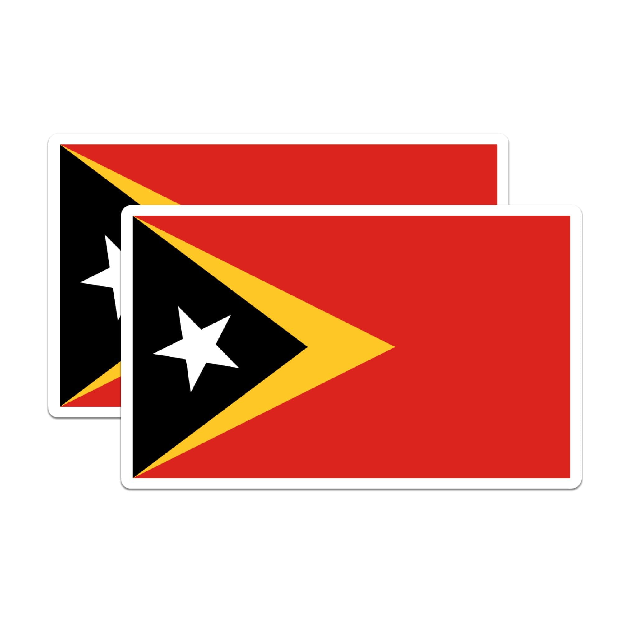 (2 Pack) East Timor World Flag Magnets - Pride - 5" On Longest Side ...