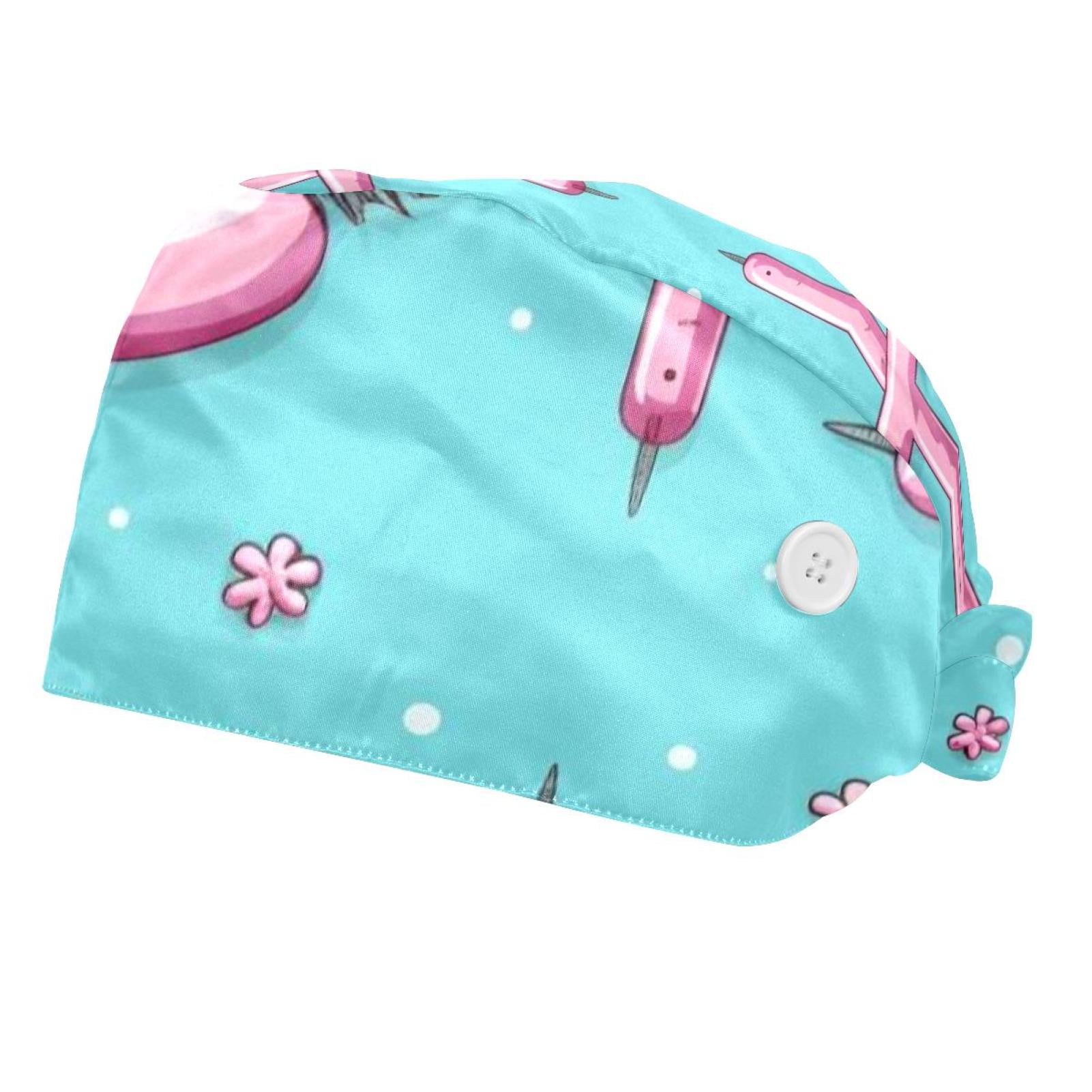 2 Pack Easter Cross Adjustable Bouffant Caps Hats Working Cap - Walmart.com