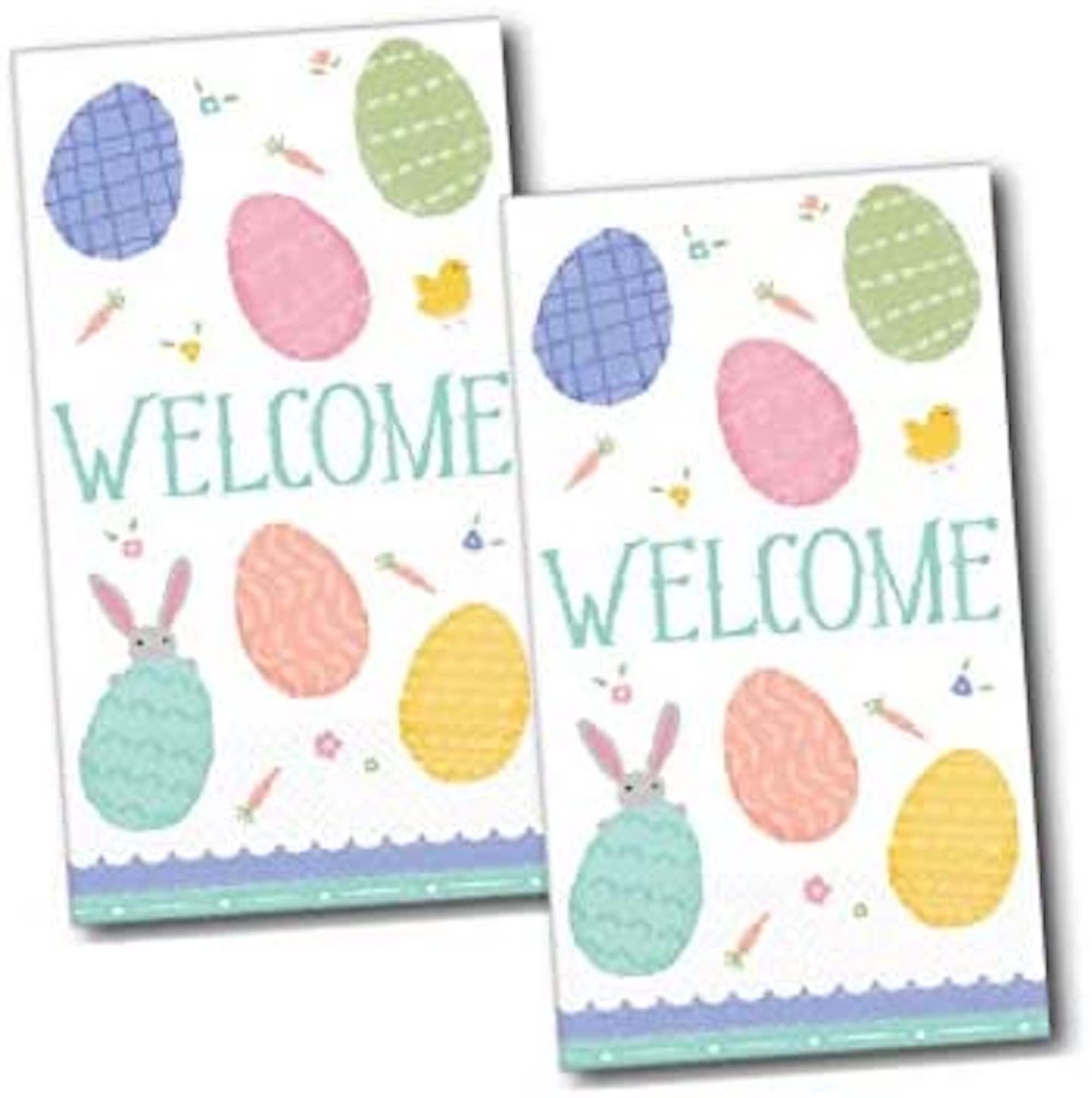 2-Pack: Easter Guest Towels 32 Disposable Paper Towels/Napkins 8 in x 4 ...