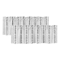 2 Pack Eclectic Stripes Valance for Window Rustic Black Dashed Lines ...