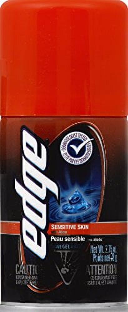 2 Pack - Edge Shave Gel Sensitive Skin with Aloe 2.75oz Each - Walmart.com
