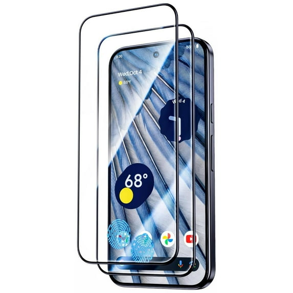 2-Pack Edge-to-Edge Full Coverage HD Tempered Glass Screen Protector ...