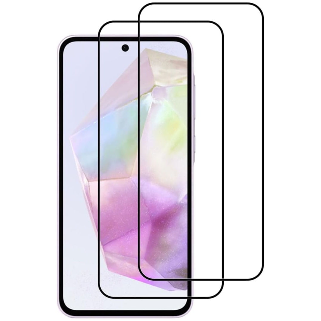 2-Pack Edge-to-Edge Full Coverage HD Tempered Glass Screen Protector ...
