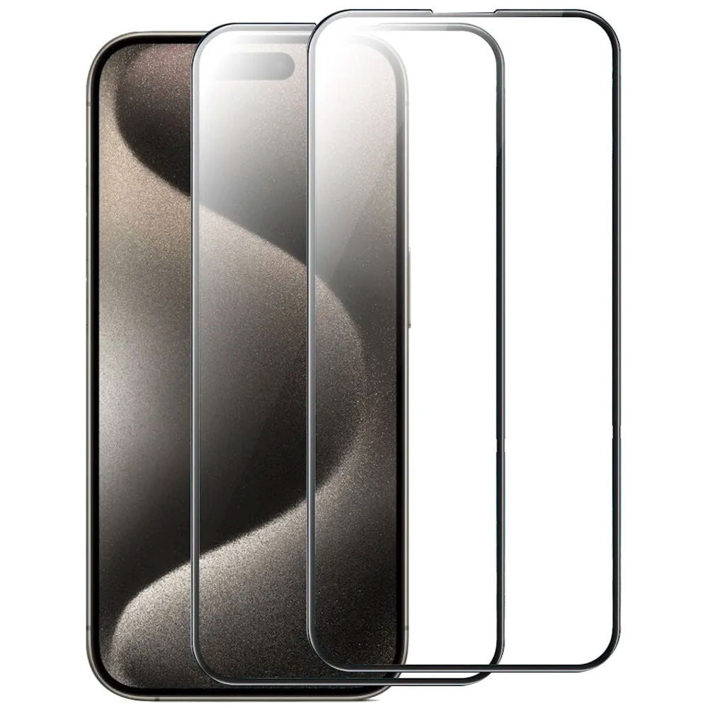 2-Pack Edge-to-Edge Full Coverage HD Tempered Glass Screen Protector ...