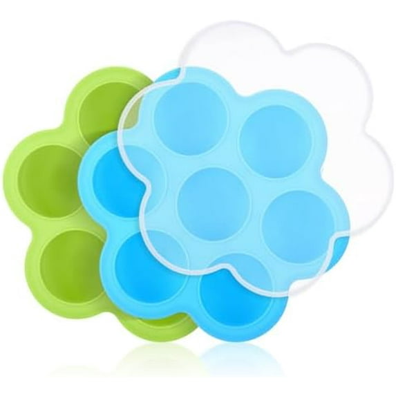 2 Pack Egg Bites Silicone Mold, Air Fryer Egg Mold, Sous Vide Egg Bite ...