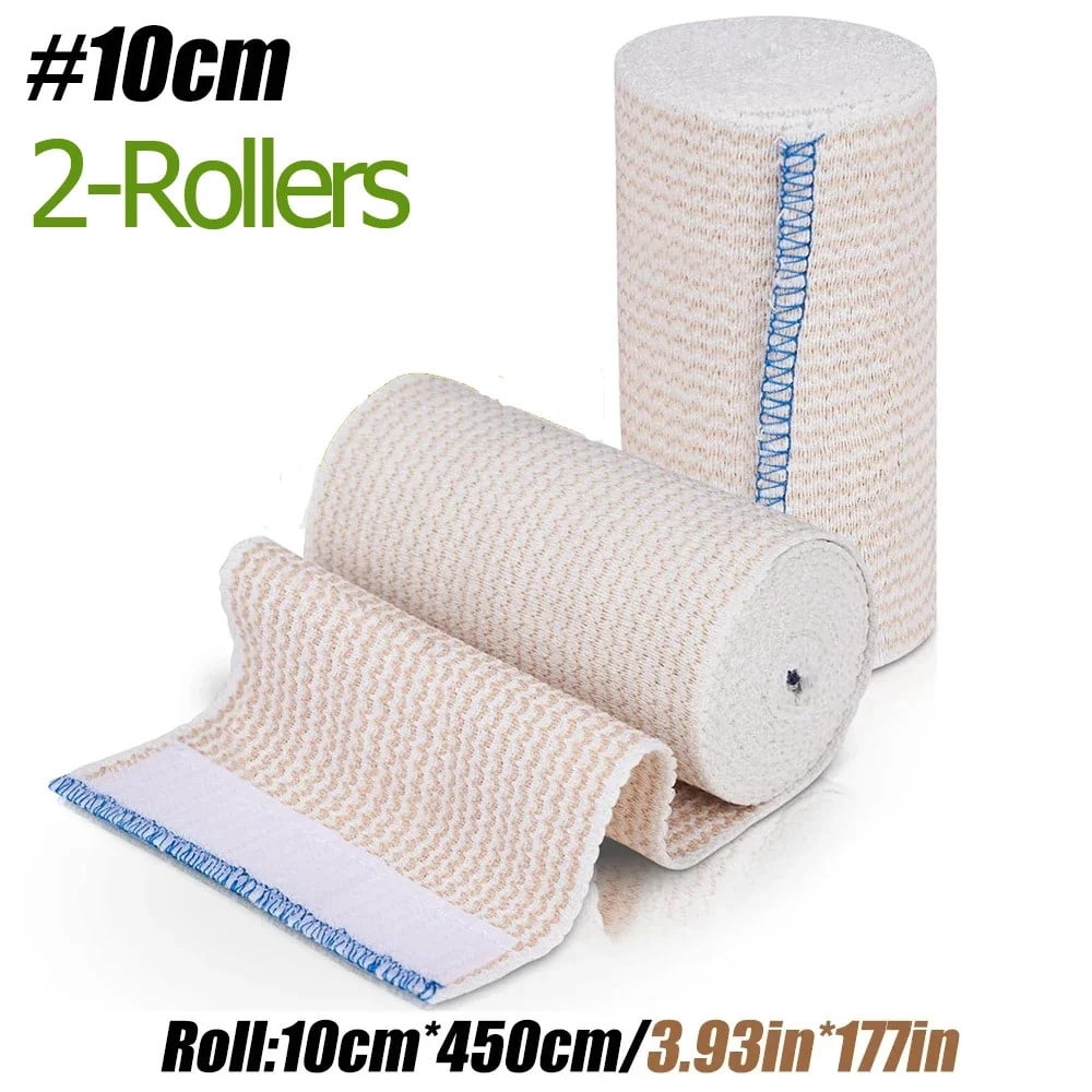 2 Pack Elastic Bandage Wrap, Compression Wrap Bandage for Legs, Ankle ...
