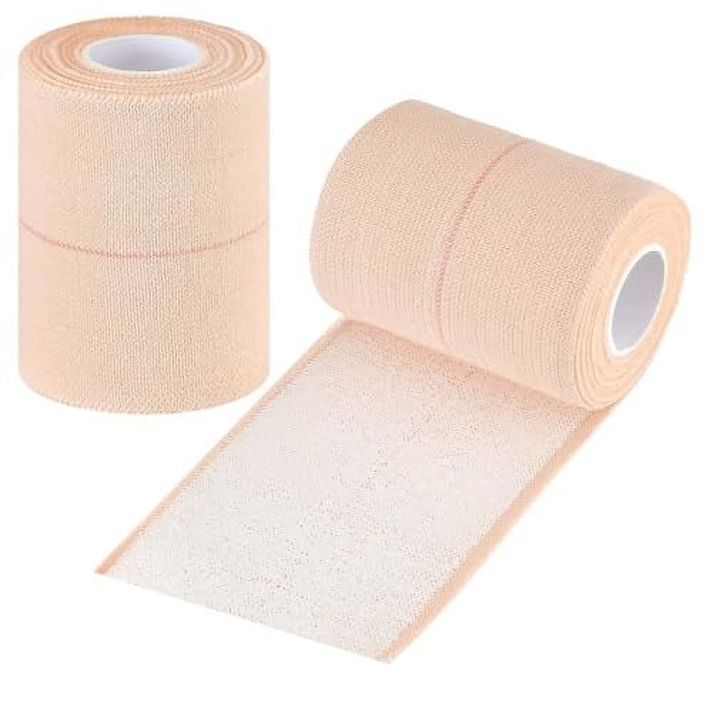 2 Pack of Elastic First Aid Tape Flexible Stretch Adhesive Bandages ...