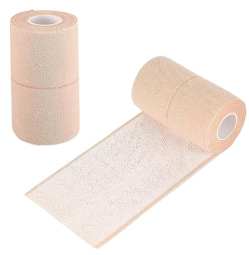 2 Pack of Elastic First Aid Tape Flexible Stretch Adhesive Bandages ...