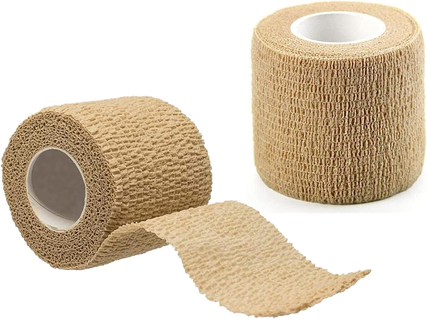 2 Pack Elastic Wrap Bandage Tape Self Adherent 2 Inches X 5 Yards First ...