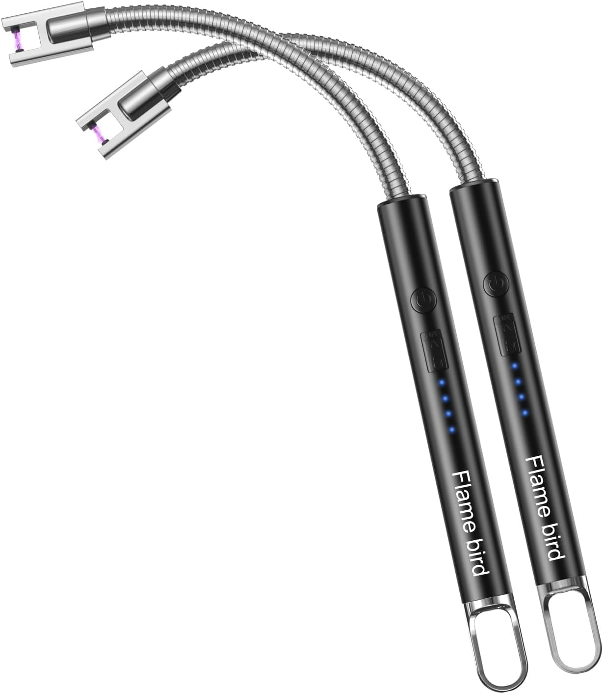 2 Pack Electric Candle Lighter Flameless Arc Windproof Flexible Long ...