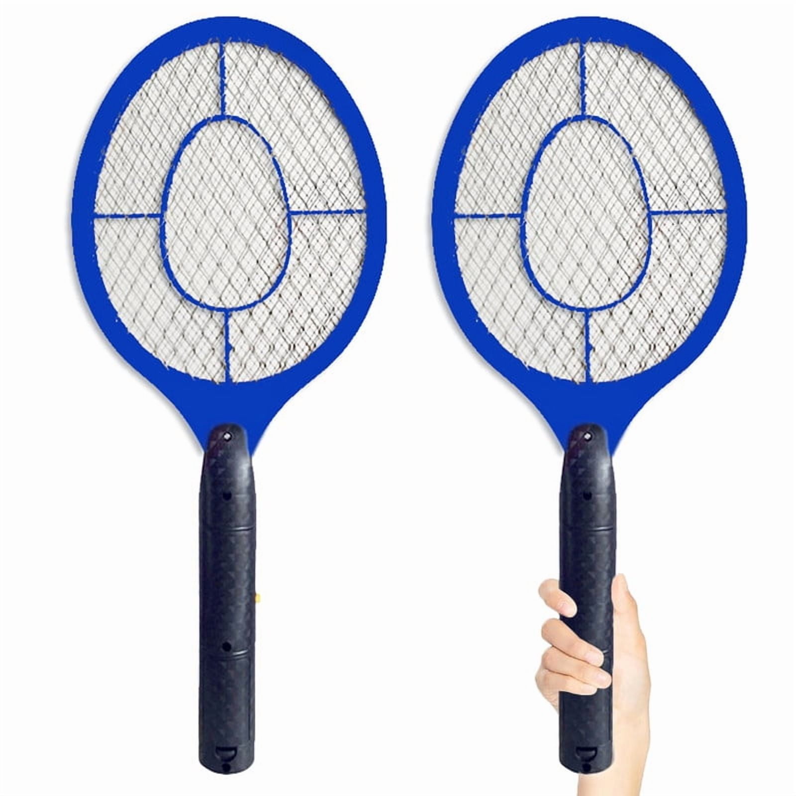 2 Pack Electric Fly Swatter, Handheld Bug Zapper Racket for Outdoor ...