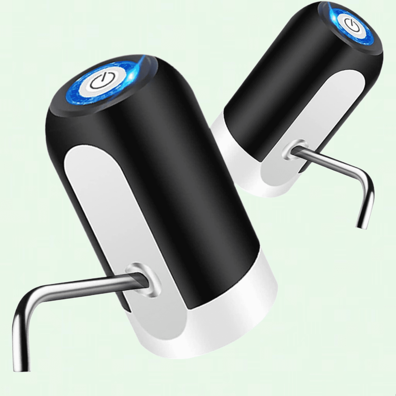 2 Pack Electric Water Bottle Pump, USB Charging Automatic Drinking ...