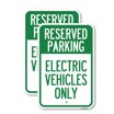 SignMission A-1218-23151 12 x 18 in. Aluminum Sign - Reserved Parking ...