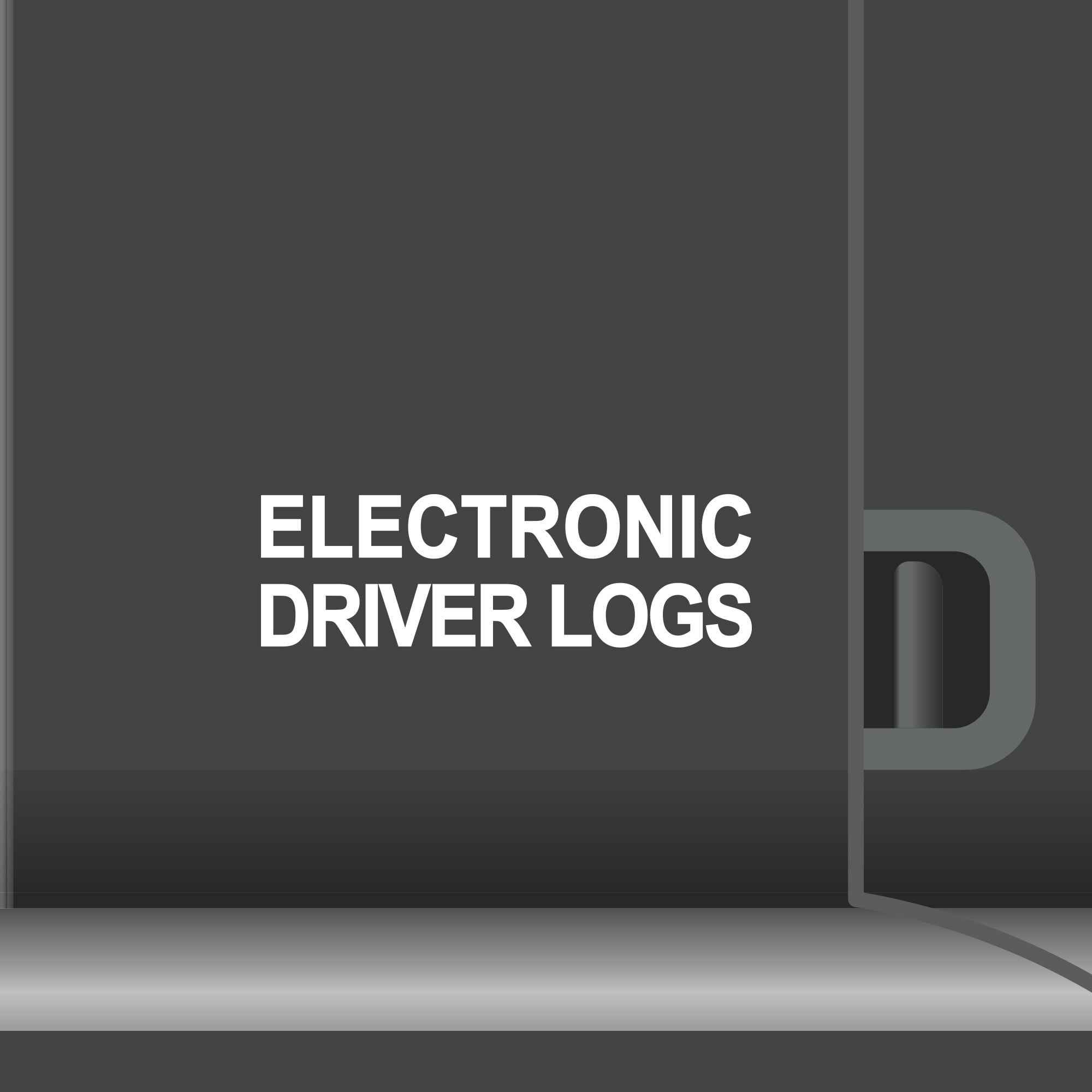 2 Pack - Electronic Driver Logs Vinyl Decal Electronic Logging Device ...