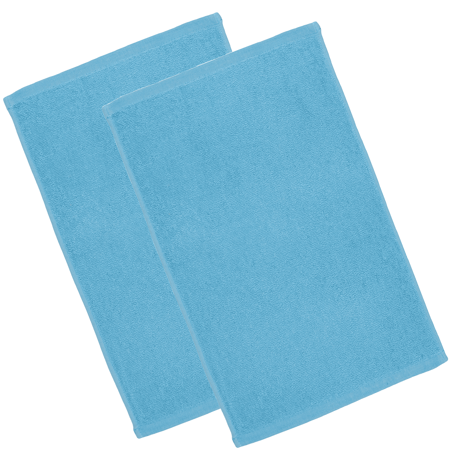 2-Pack Elegani Lightweight 100% Cotton Loop Terry Sports Face Towel ...