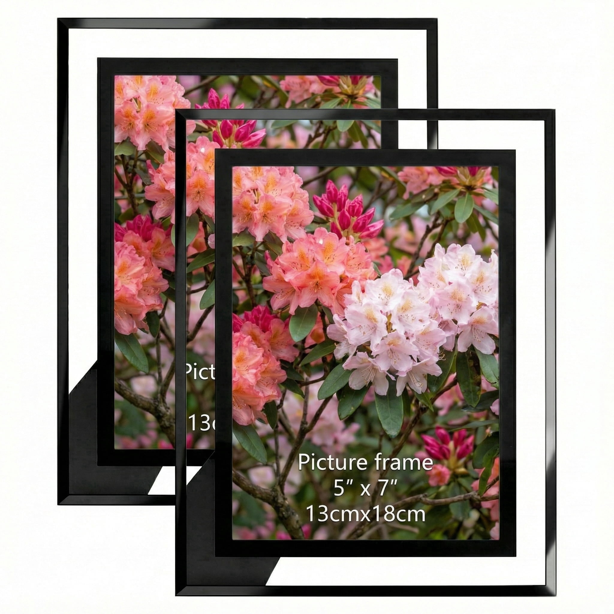 5x7 Glass Picture Frames, Photo Frame for Tabletop Display - Walmart.com