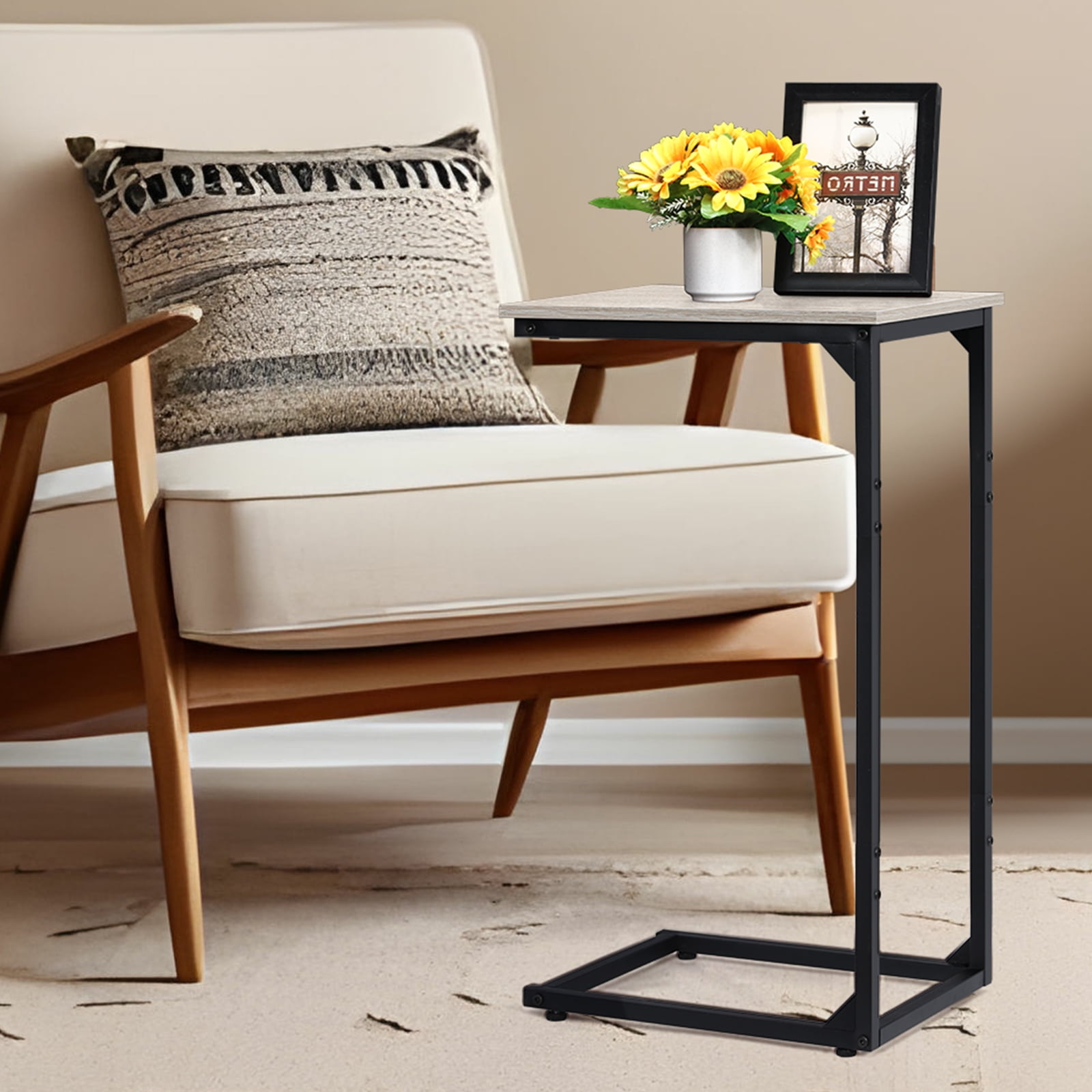 2-Pack Elevated Simple C-Shaped Bed Trays / Laptop Tables - Walmart.com