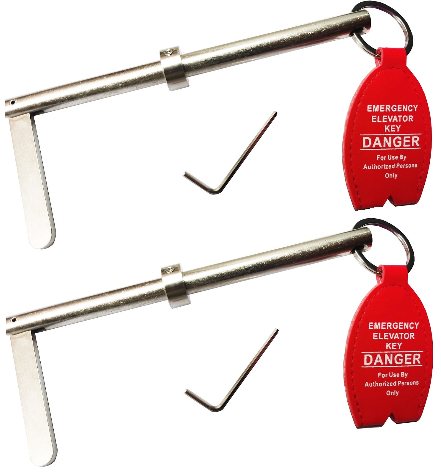 2 Pack Emergency Key Elevator Door Key for Door Elevator Firefighter ...