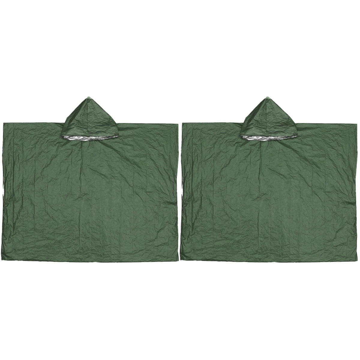 2 Pack Emergency Raincoat Rain Jacket Rain Poncho Camping Poncho ...