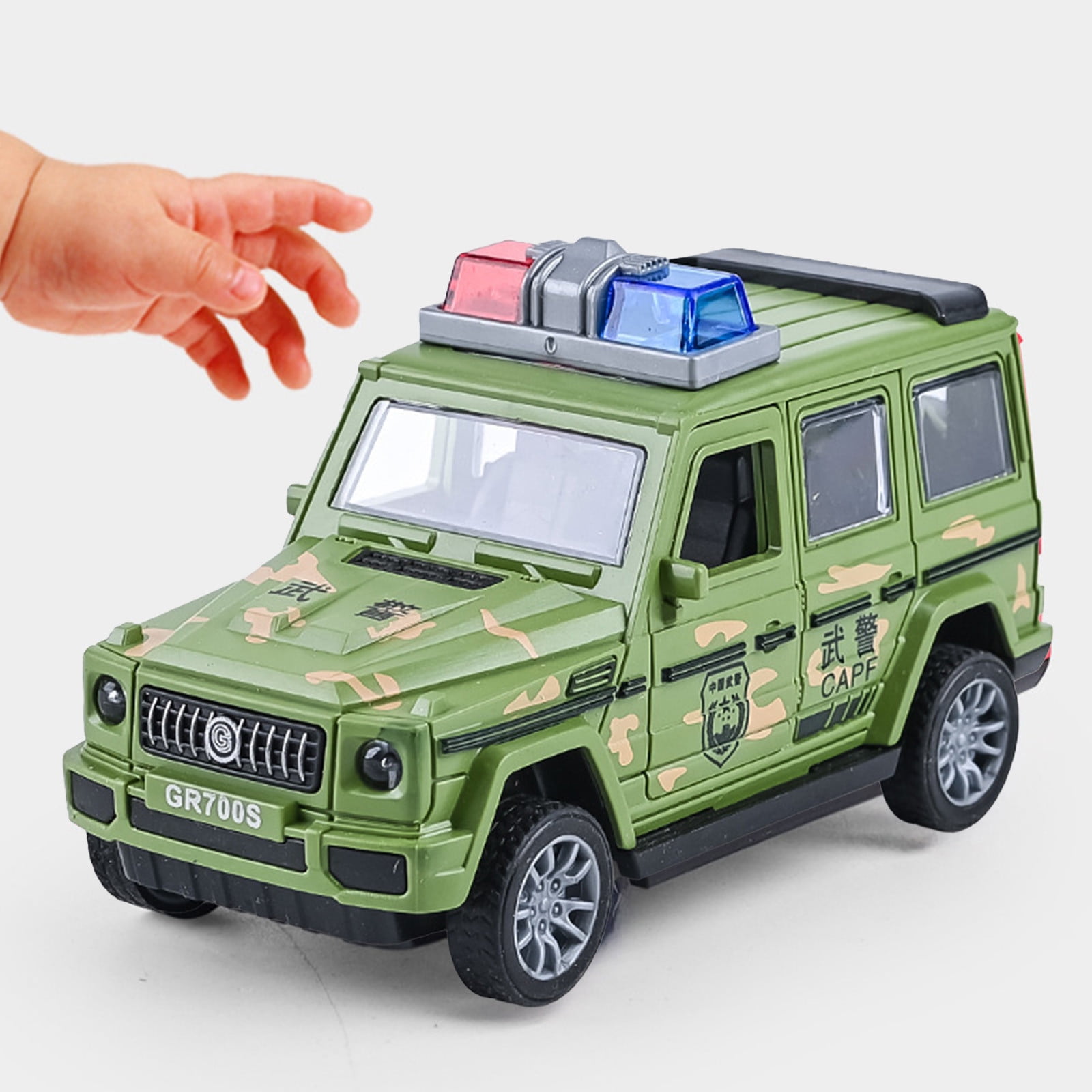 2 Pack Emergency Vehicle Toy Playsets, Friction Powered Vehicles ...