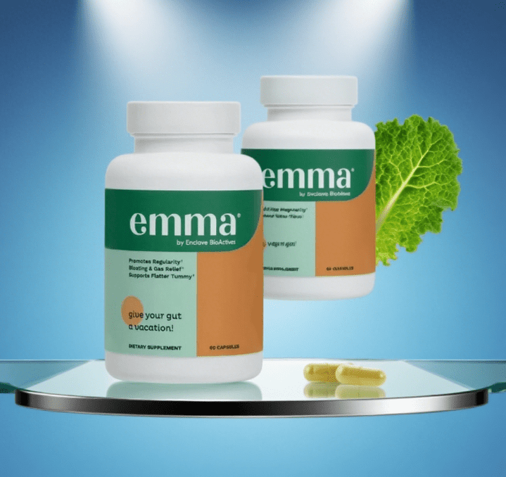 2 Pack Emma Gut Health: Empower Your Gut with These 60-Capsule Bottles ...