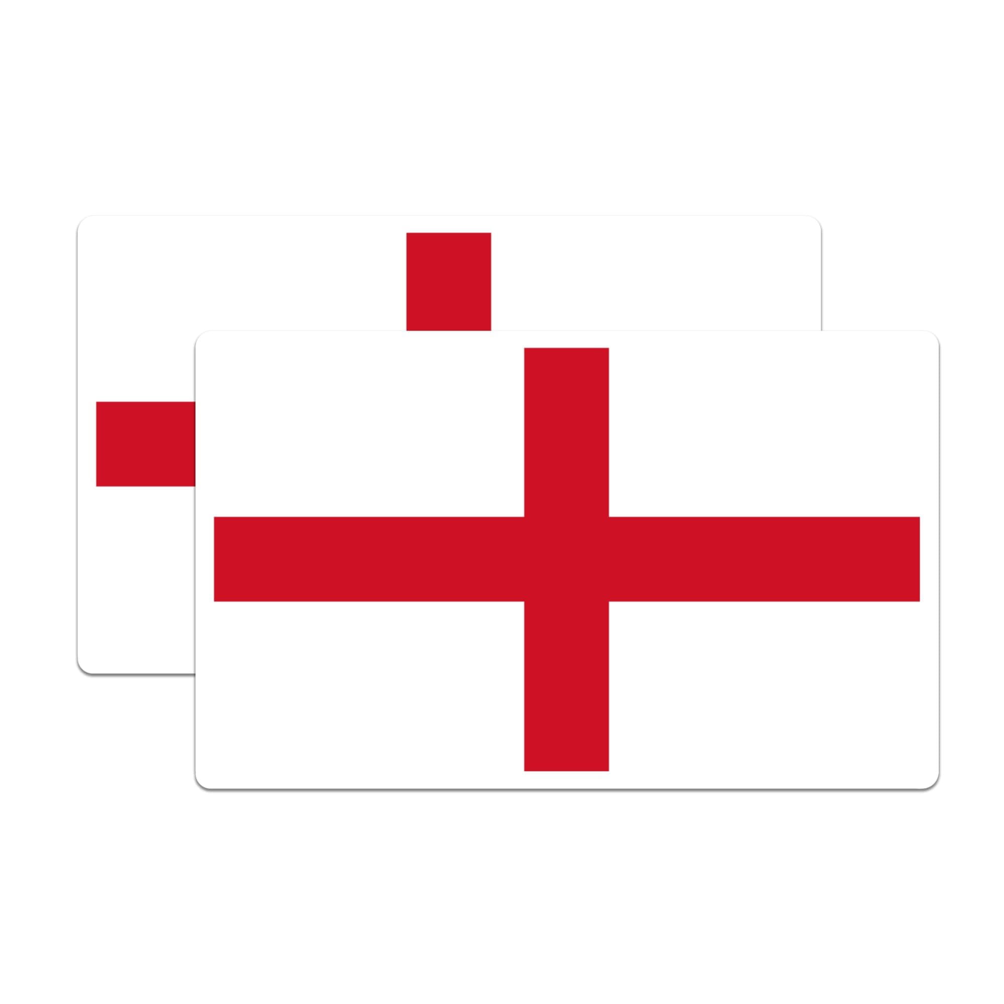 (2 Pack) England World Flag Stickers - Pride - 5 Inches On Longest Side ...