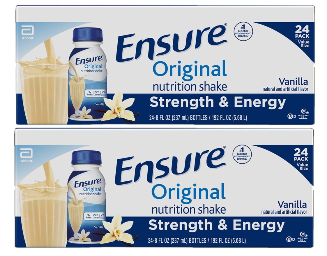 2 Pack | Ensure Original Nutrition Shake, Small Meal Replacement Shake ...
