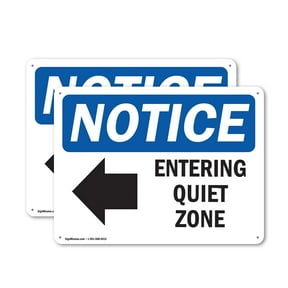 (2 Pack) Vendors Visitors Must Register At Office OSHA Notice Sign ...