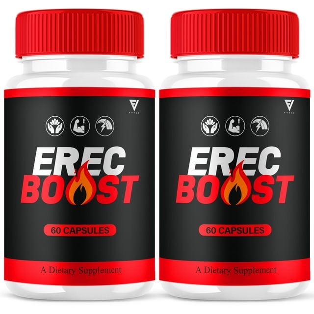 (2 Pack) Erec Boost Pills for Daily High Drive and Overall Wellness ...