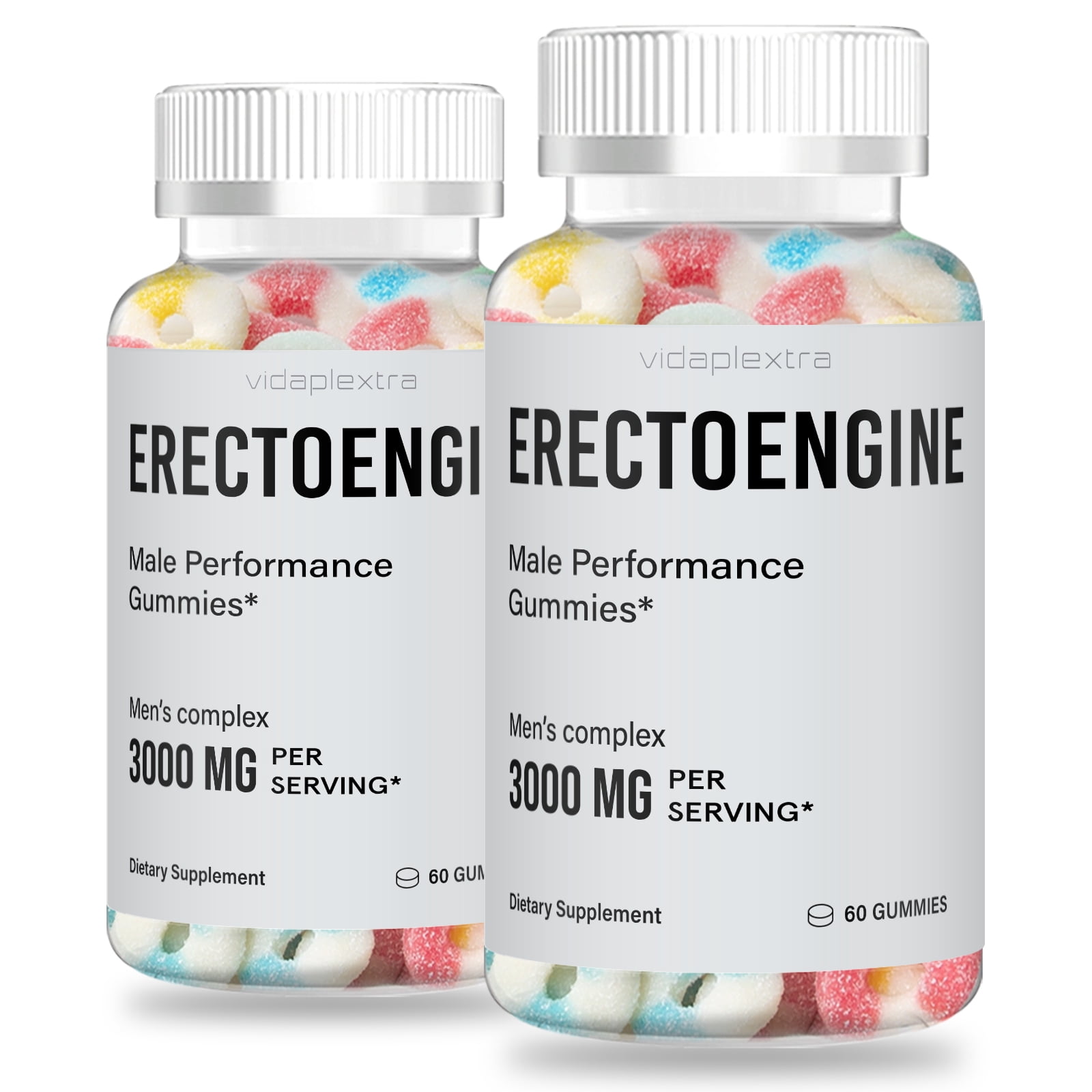 (2 Pack) Erecto Engine Gummies - Erecto Engine Male Gummies - Walmart.com