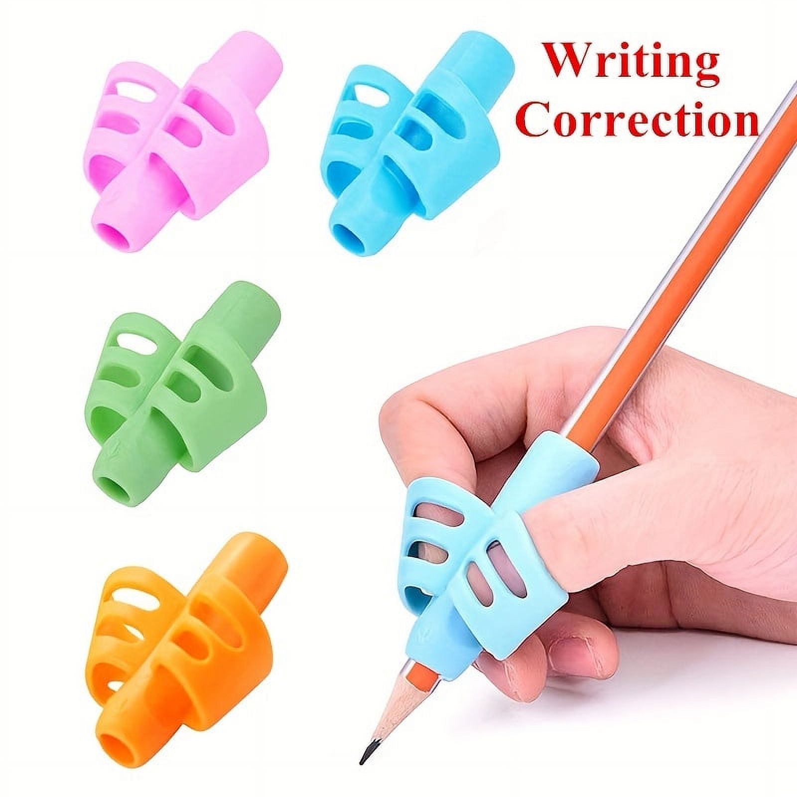 2-Pack Ergonomic Silicone Writing Grips: Improve Kids' Handwriting ...