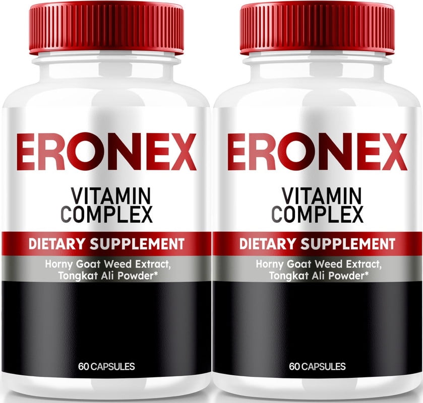 (2 Pack) Eronex Capsules, Eronex Maximum Power and Vitality Support ...