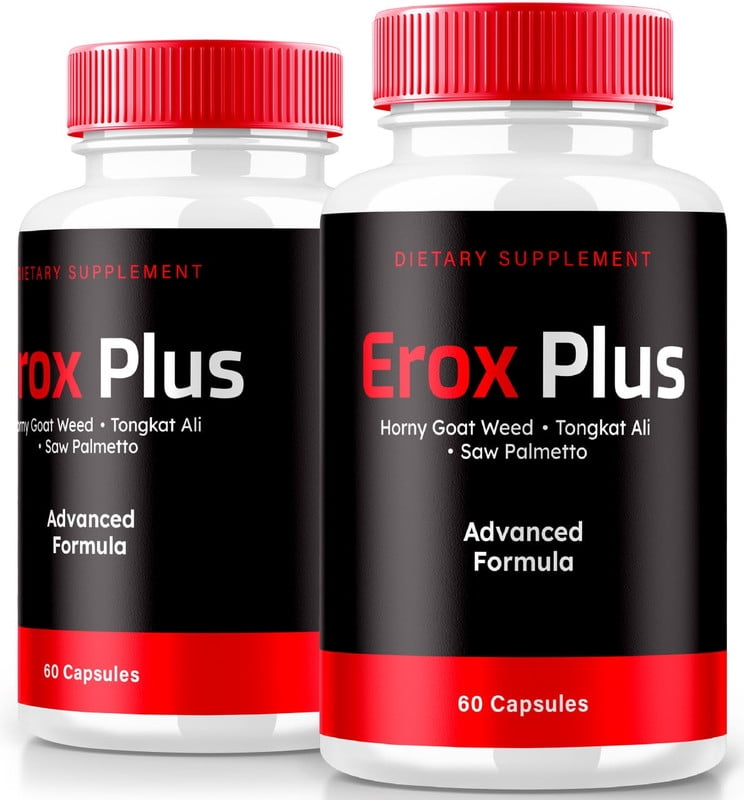 (2 Pack) Erox Plus Capsules, Official EroxPlus Pills, All Natural ...