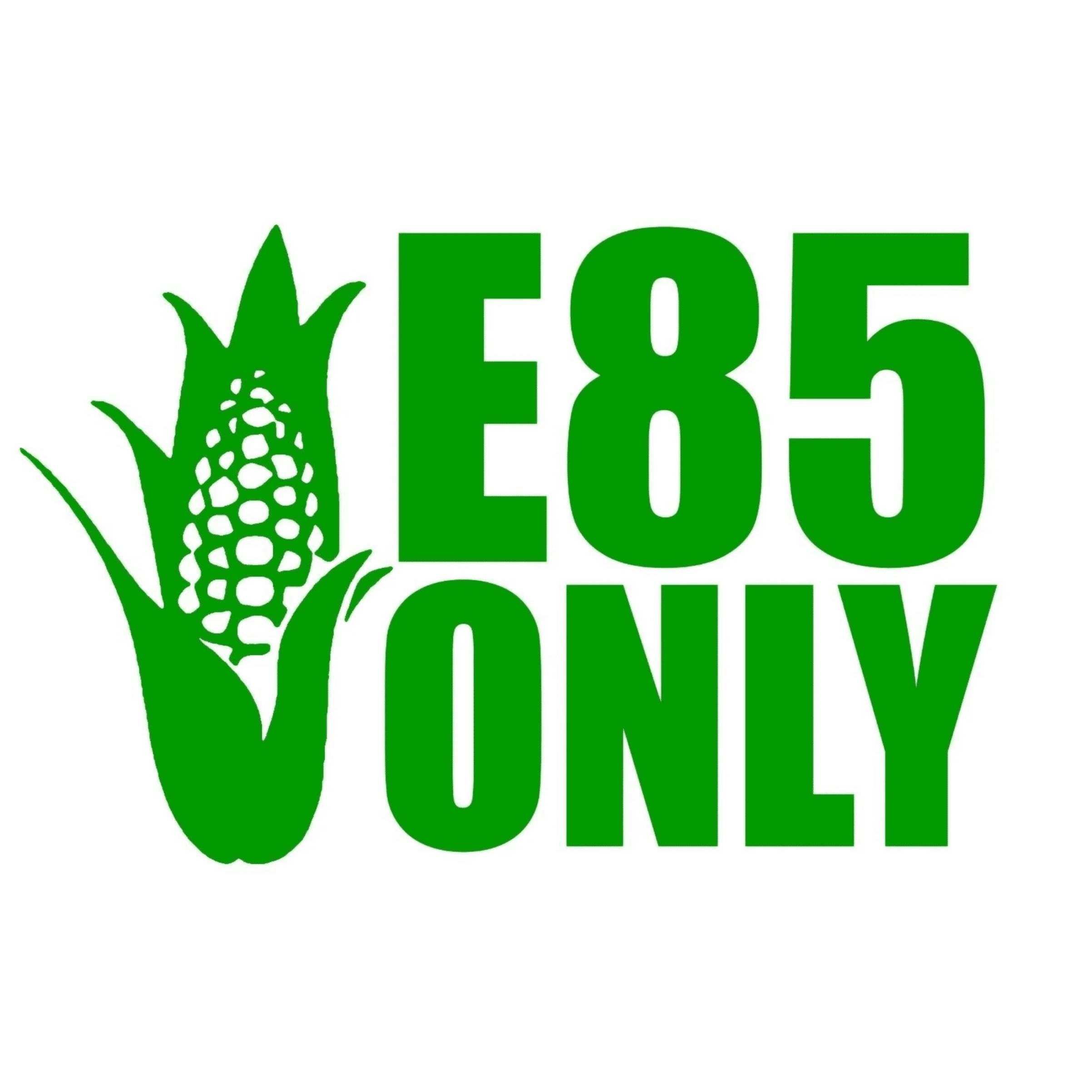 2 Pack Ethanol E85 Vinyl Decal Sticker Corn Fuel Race Motorcycle Drift ...