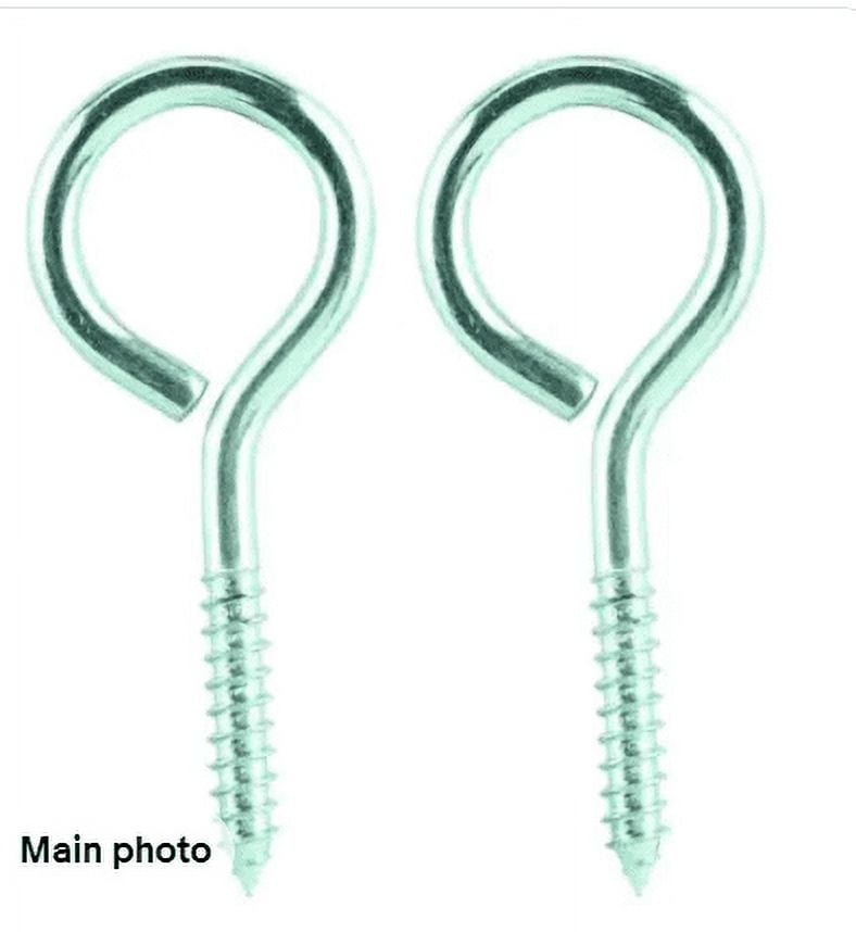 2 Pack Everbilt 3/4 in. x 3 in. Zinc-Plated Lag Thread Screw Eye Bolt ...