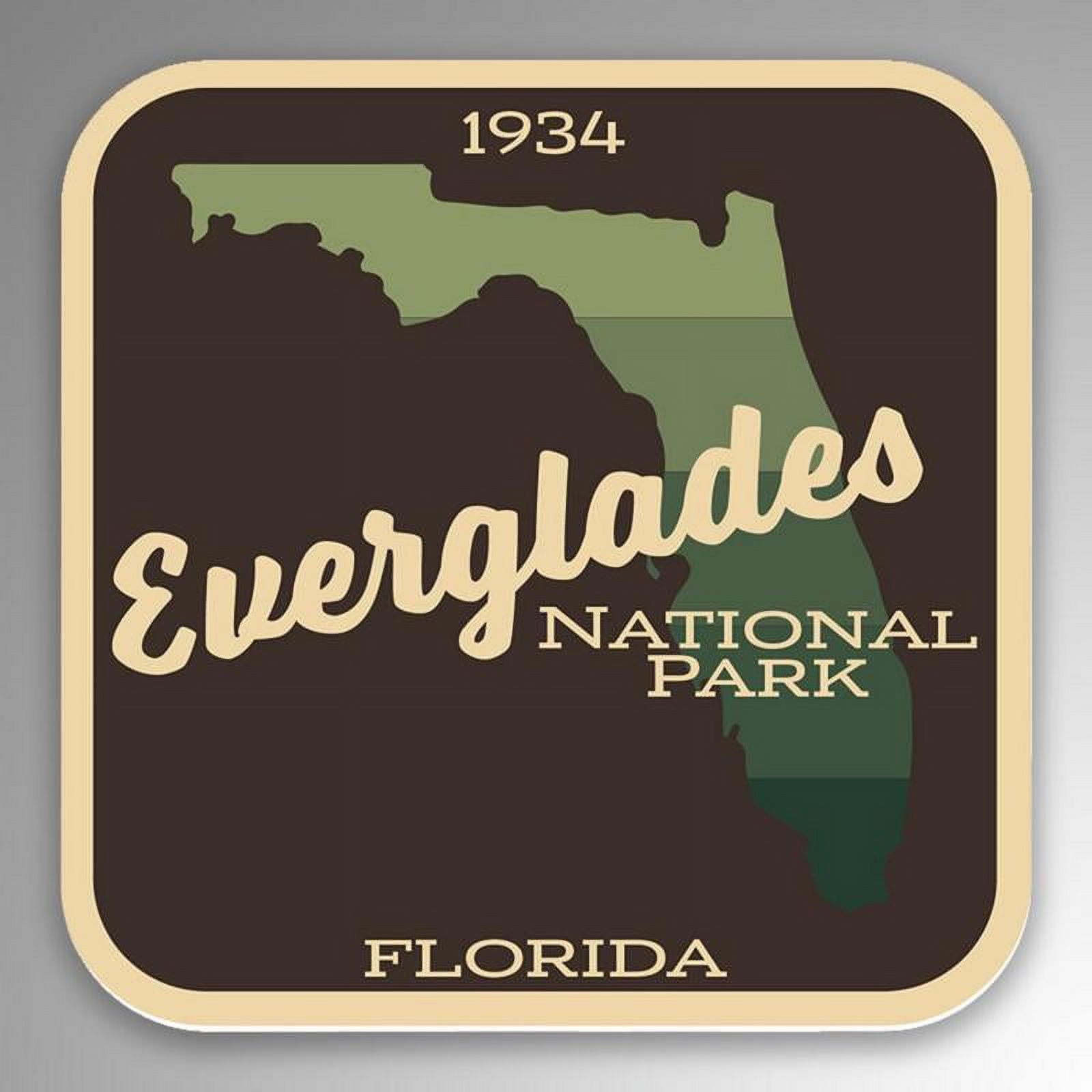 2-Pack Everglades National Park Decal Sticker | 4-Inches By 4-Inches ...