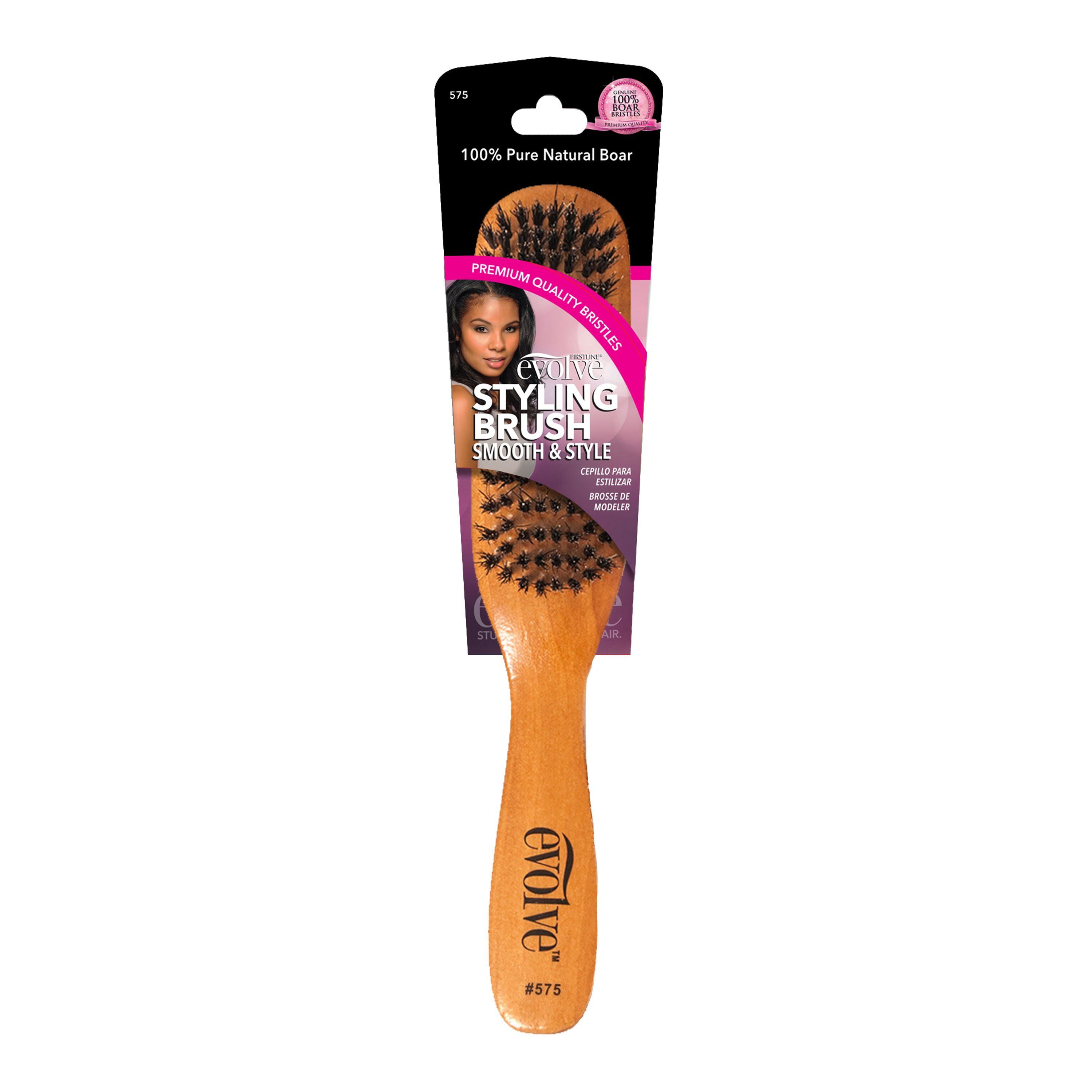 2 Pack - Evolve Wooden Styling Brush - Each Packaging may vary - Walmart.com