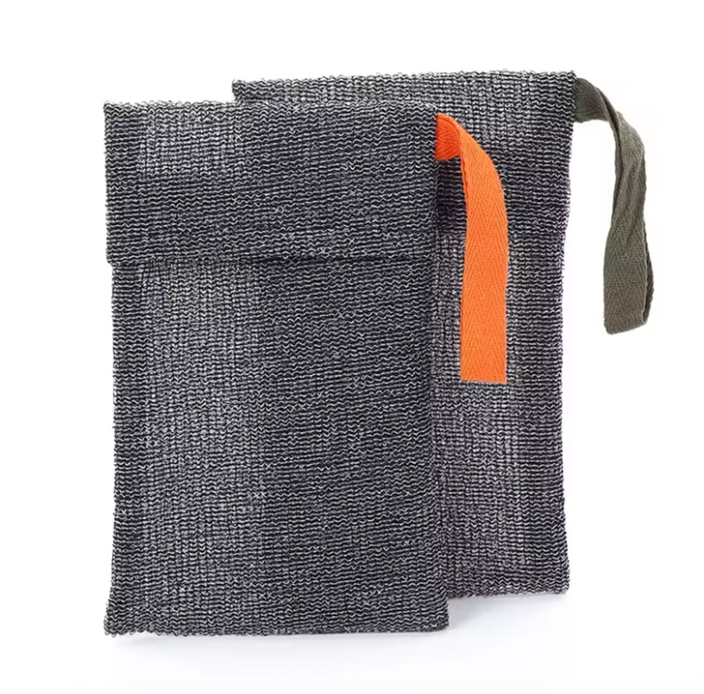 2-Pack Exfoliating Soap Pouches – Premium Body Scrubber Shower Sponges ...