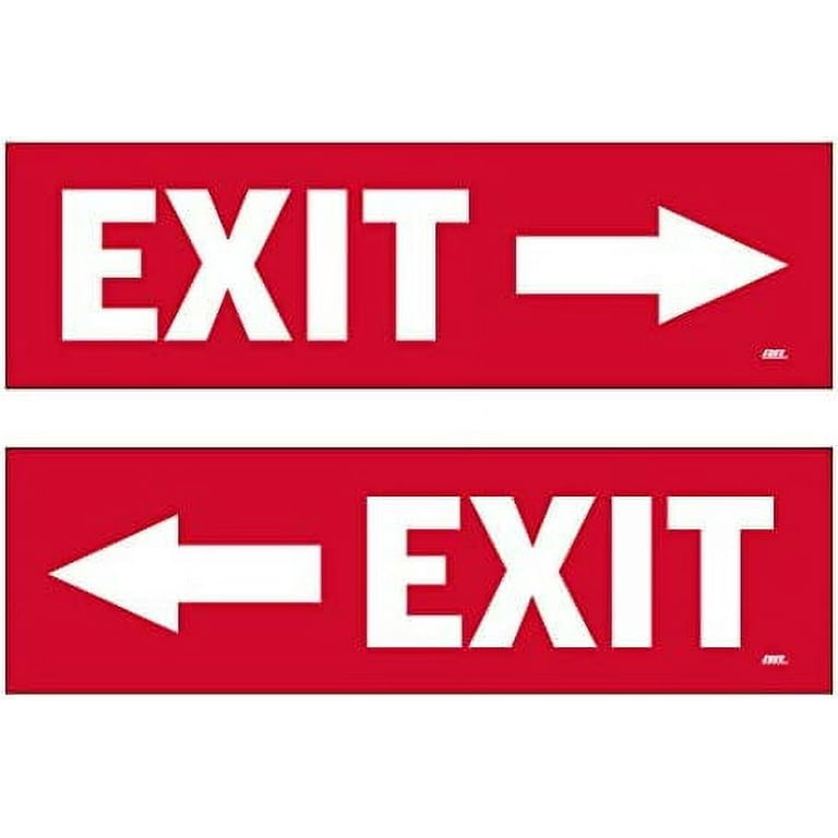 Printable Exit Sign With Arrow